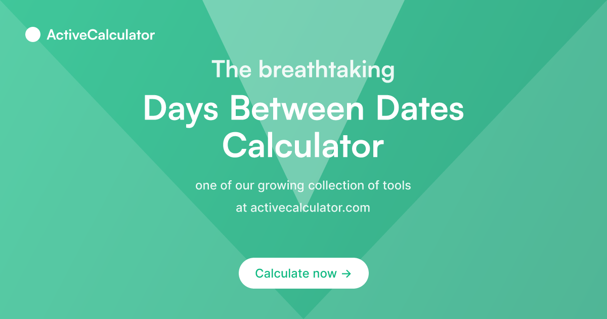 Days Between Dates Calculator | Calculate Duration Instantly