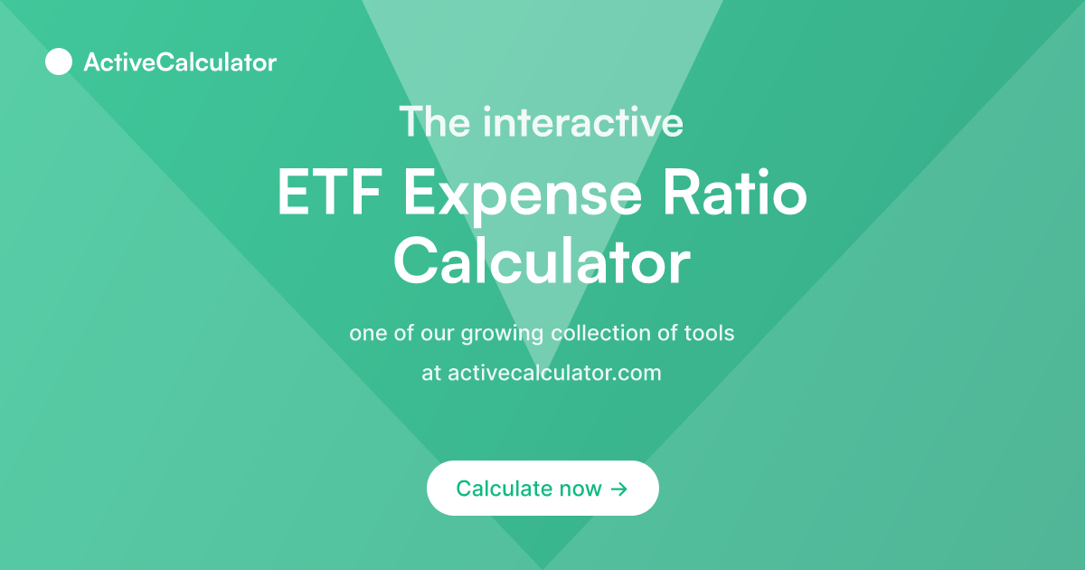 ETF Expense Ratio Calculator – True Cost of Fees