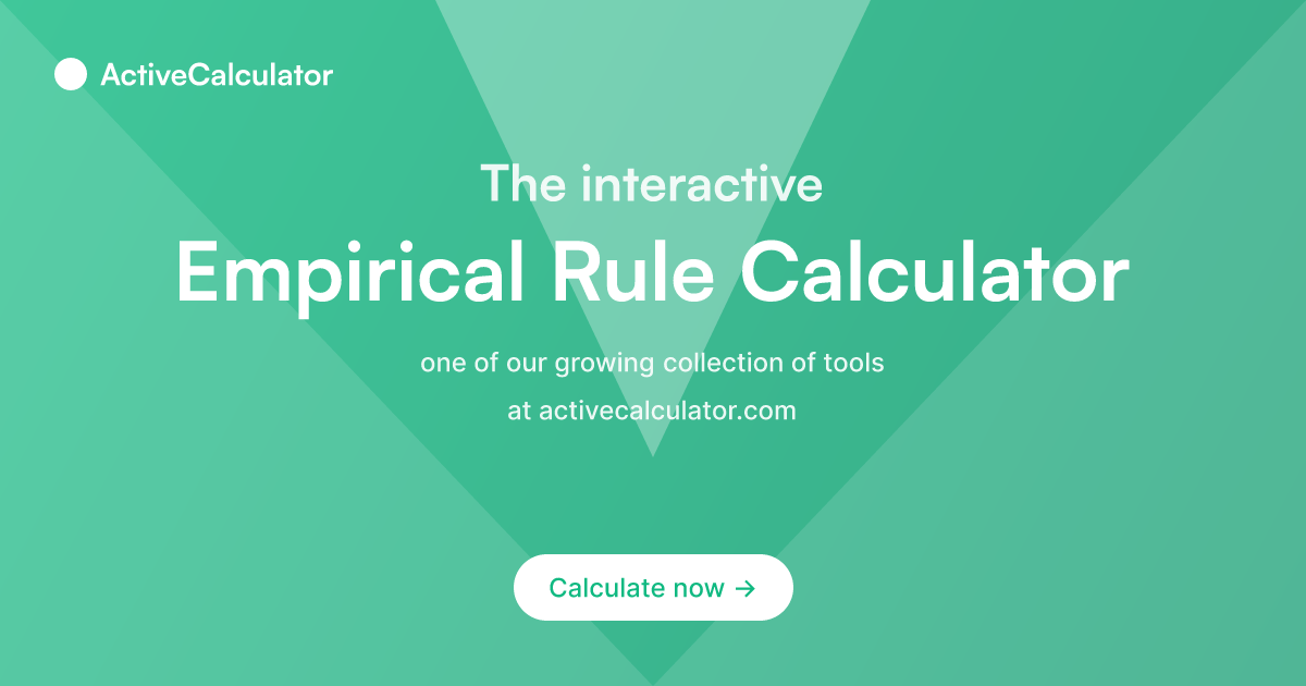 Empirical Rule Calculator | 68-95-99.7 Rule