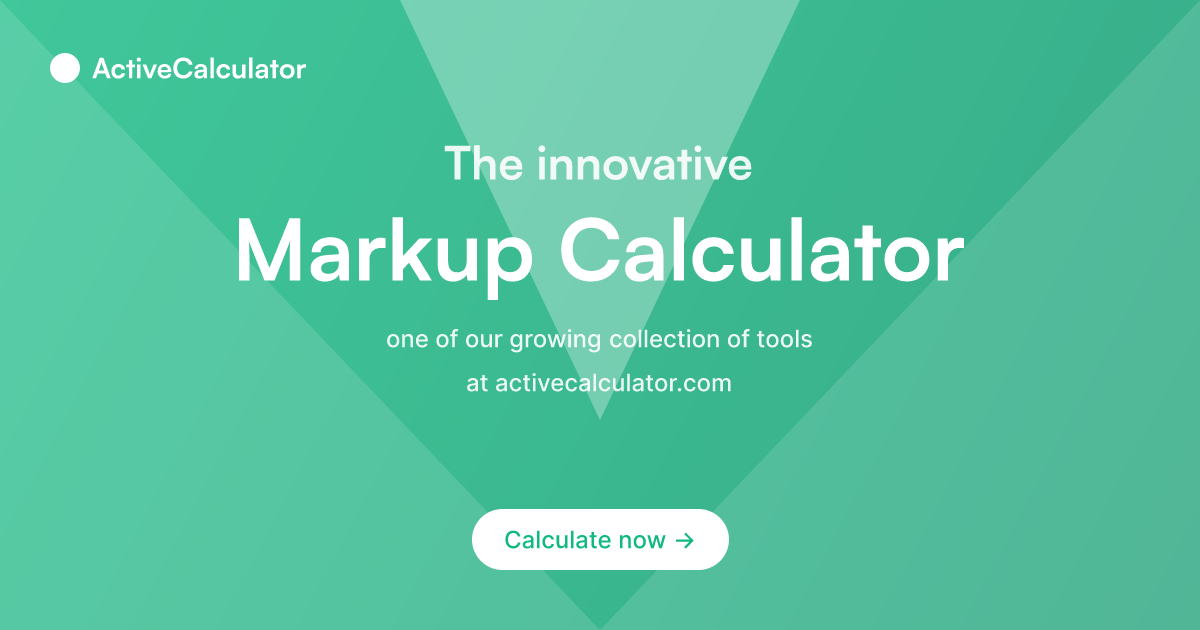 Markup Calculator - Selling Price & Profit Tool
