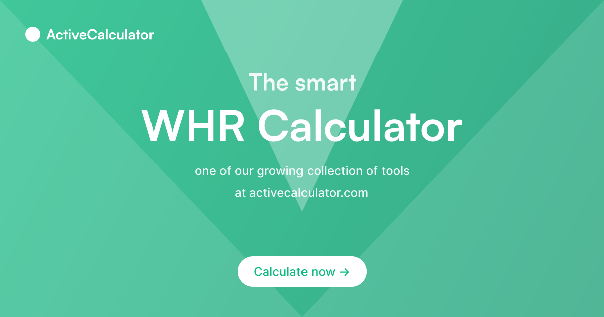 Waist to Hip Ratio Calculator: Check Your Health Risk